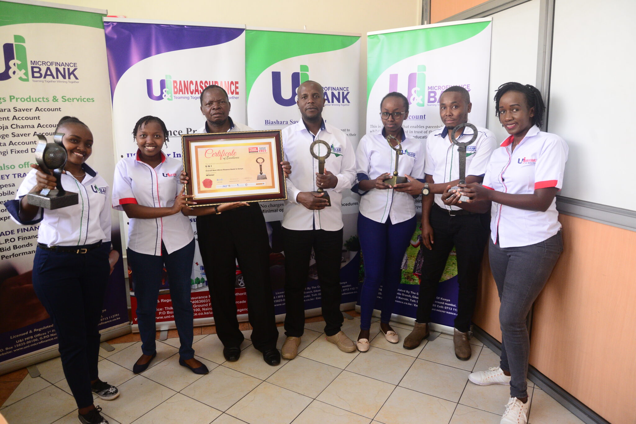 U&I Bank feted Overall Best Microfinance in Kenya – U&I Microfinance
